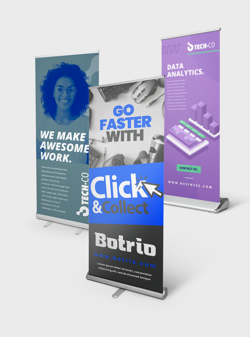 Roller Banner Printing | Pull Up Banners | Roll Up Banner Printing