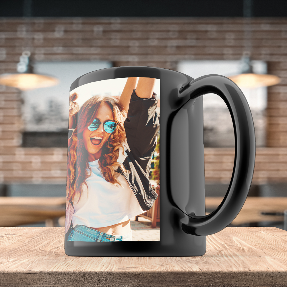 Black Mug 15oz | HelloPrint