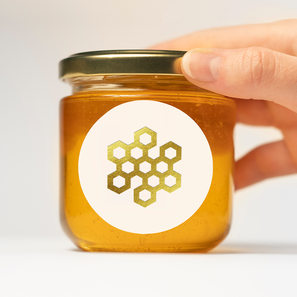 Stickers met foliedruk | Drukzo