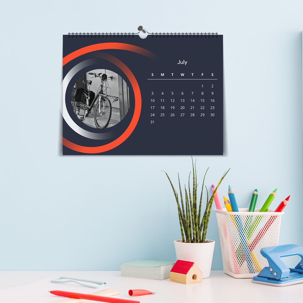 Calendarios de pared personalizados | Helloprint