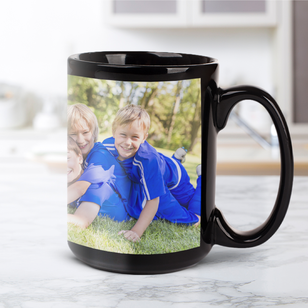 Black Mug 15oz | HelloPrint