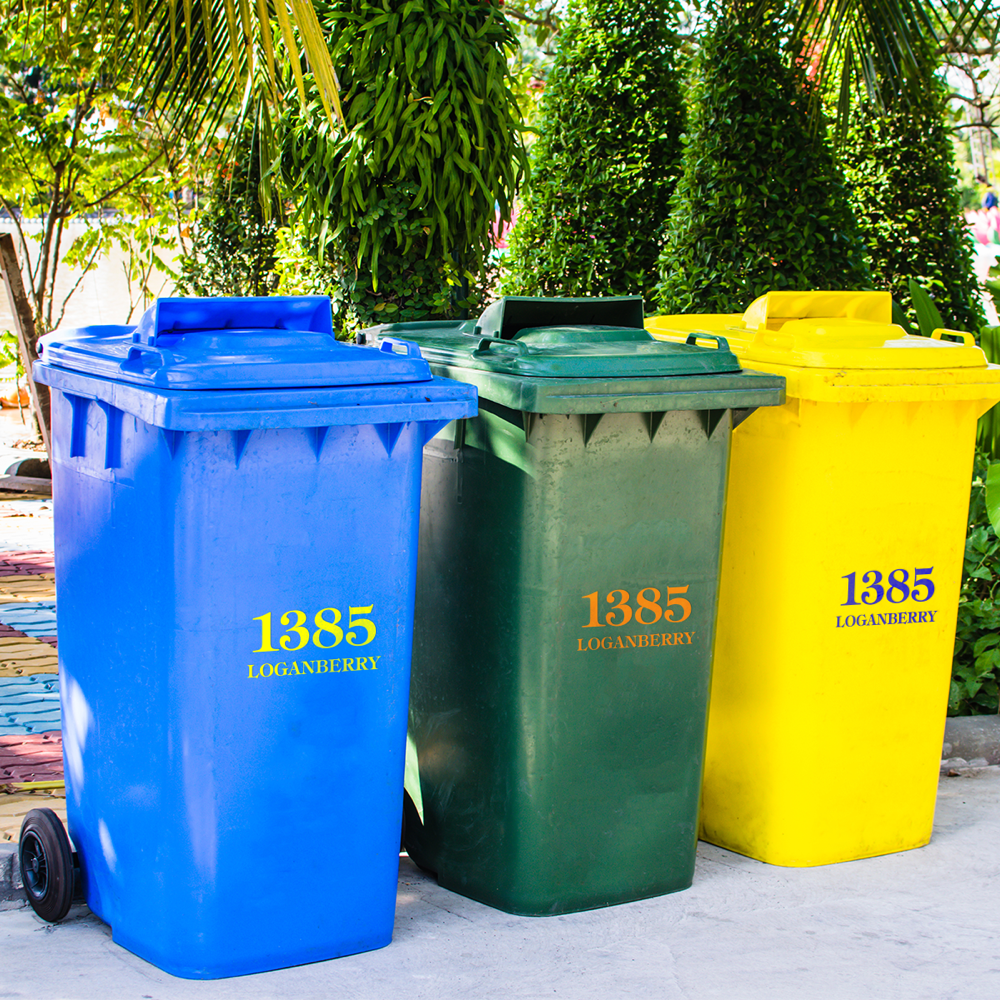 Wheelie Bin Stickers UK | Custom Bin Stickers and Bin Labels