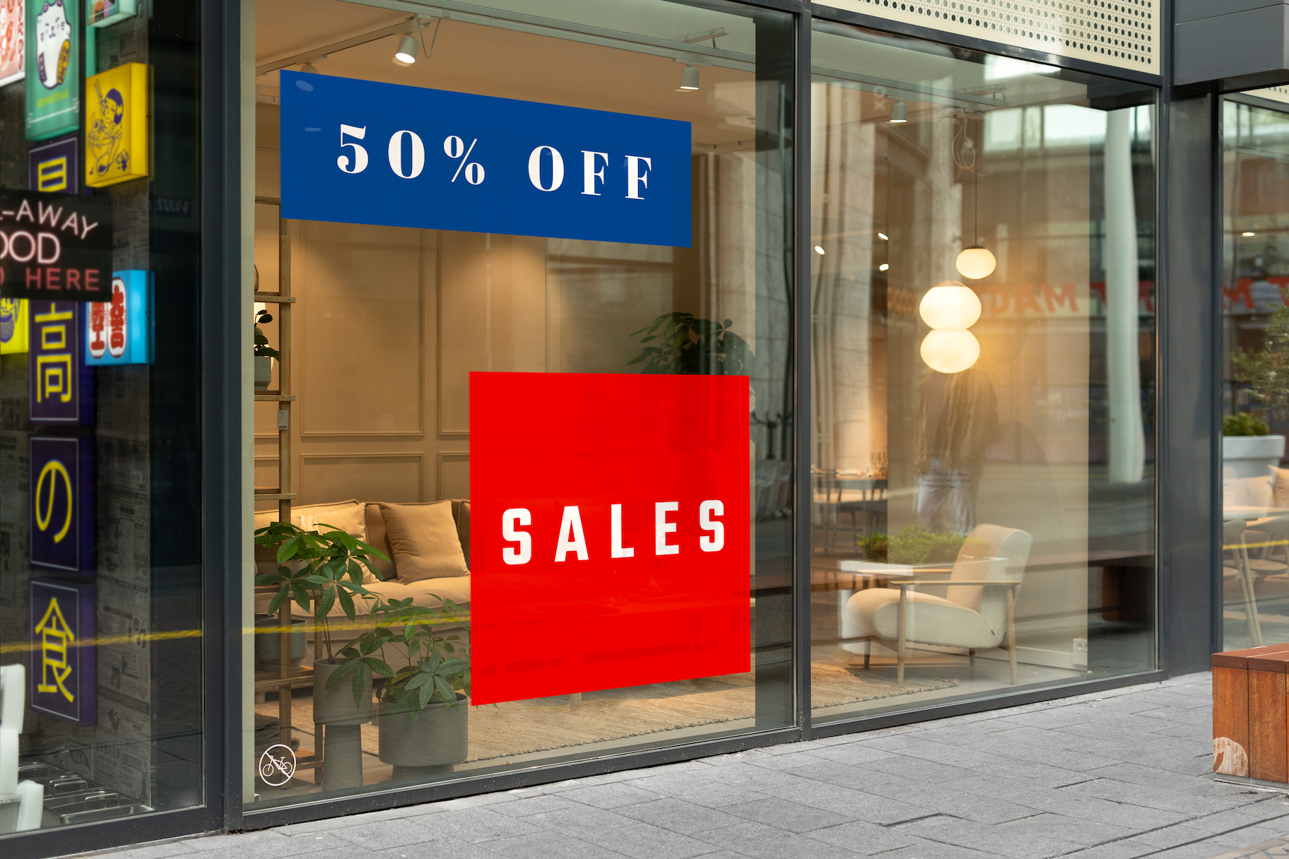 Large Stickers - Ideal for Promotions & Directions