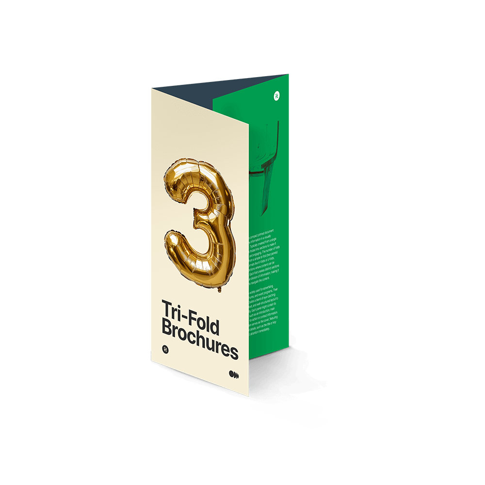 Trifold Brochure Printing | Custom Three-Fold Brochures Online