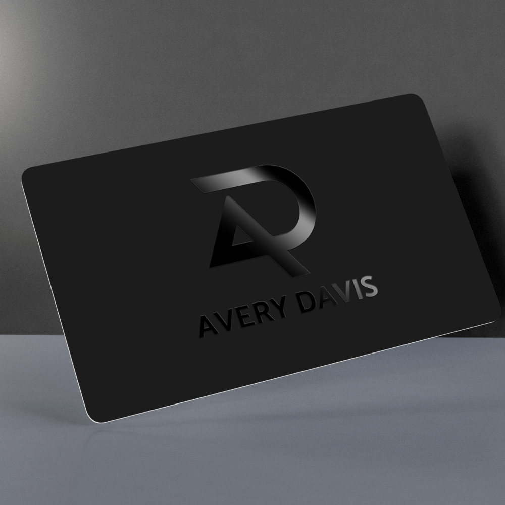 White PVC Business Cards with Spot UV | HelloPrint