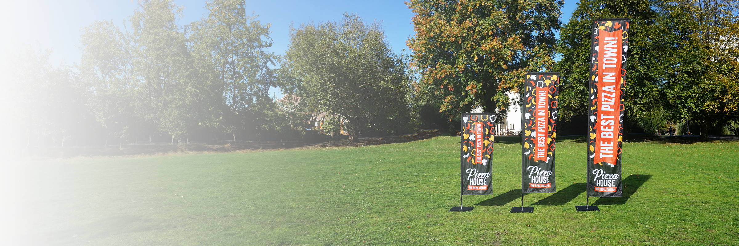 Printed Rectangle beach flags | Helloprint