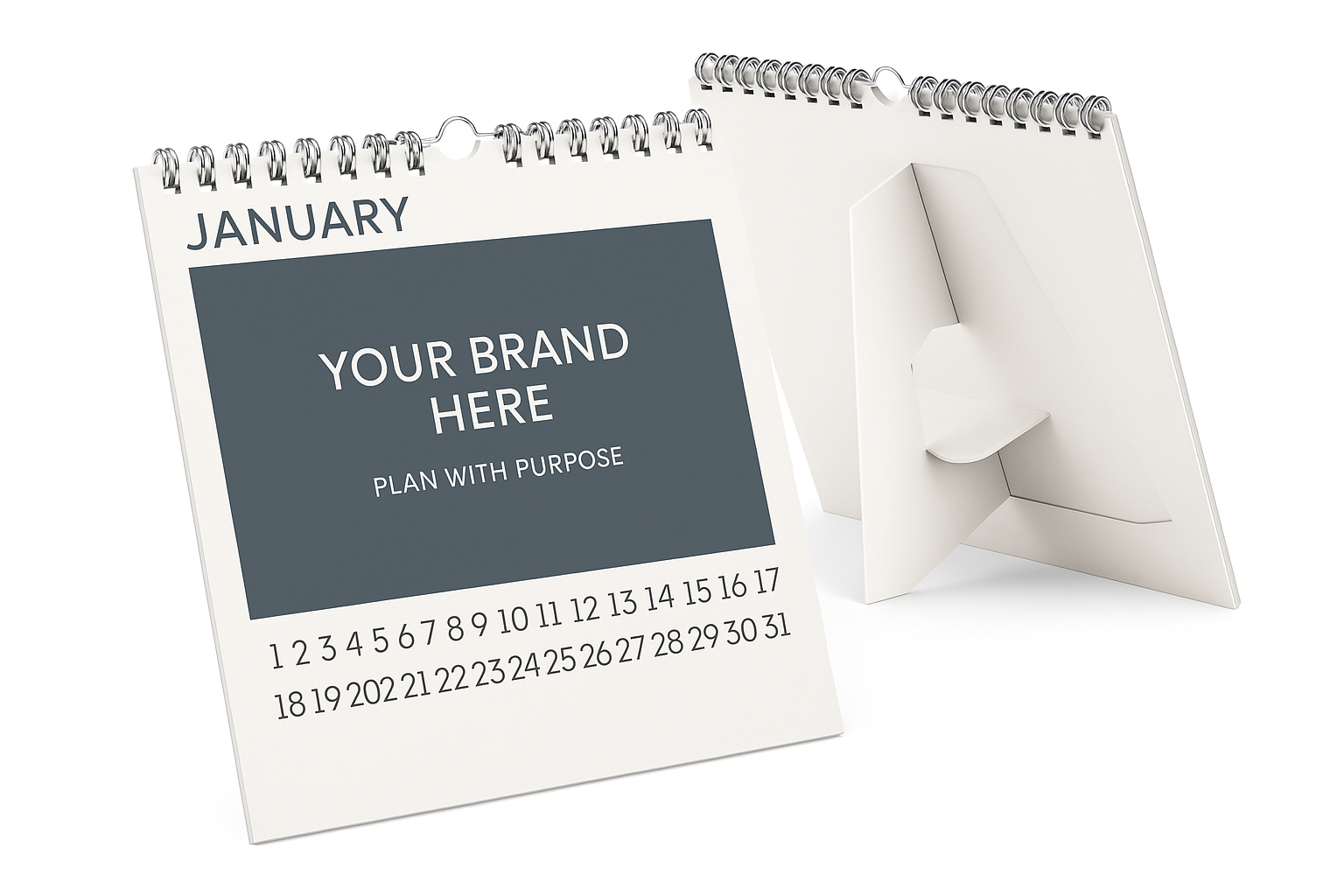 Custom Desk Calendars with Stand – Print Your Design