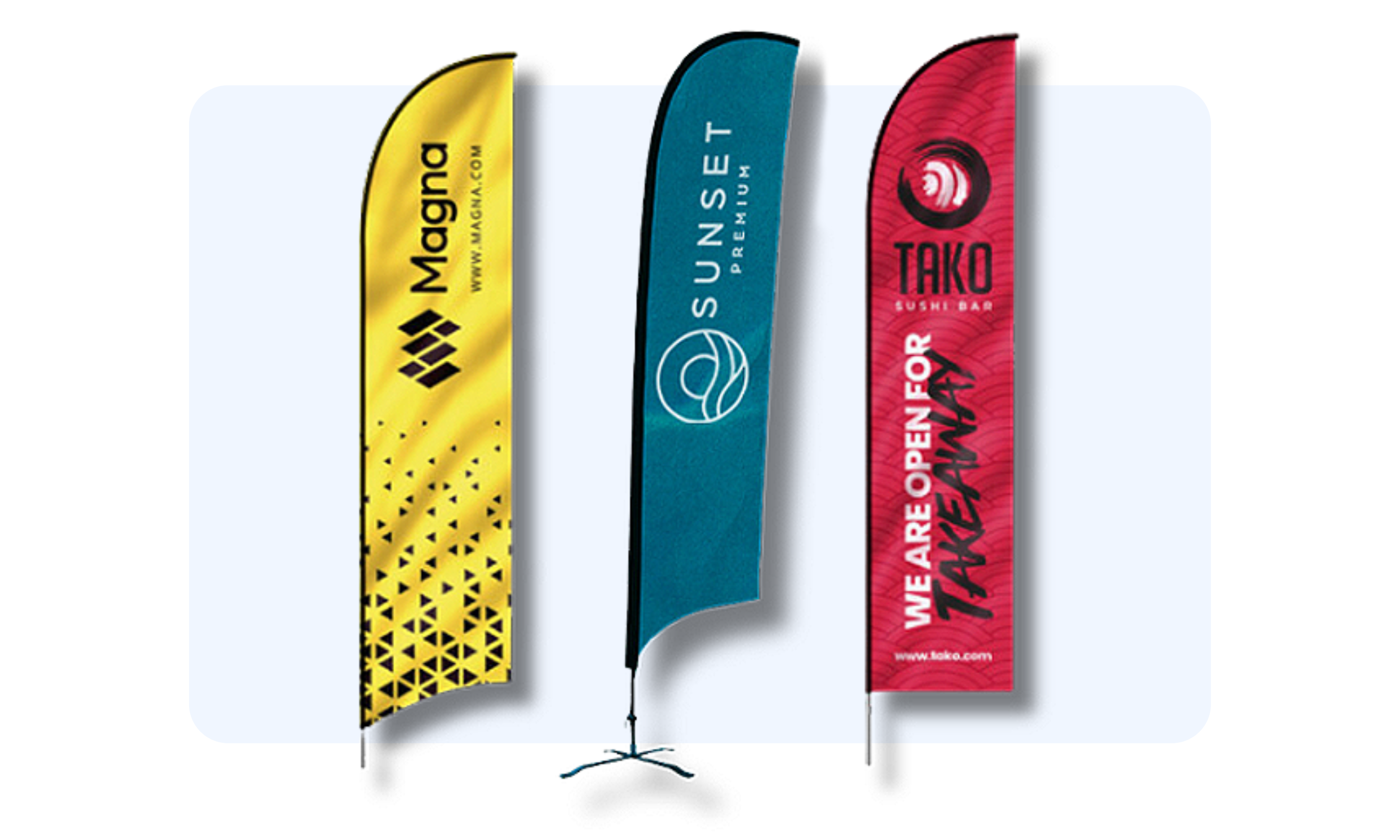 Custom Feather Flags UK | Printed Feather Flags | Feather Banners