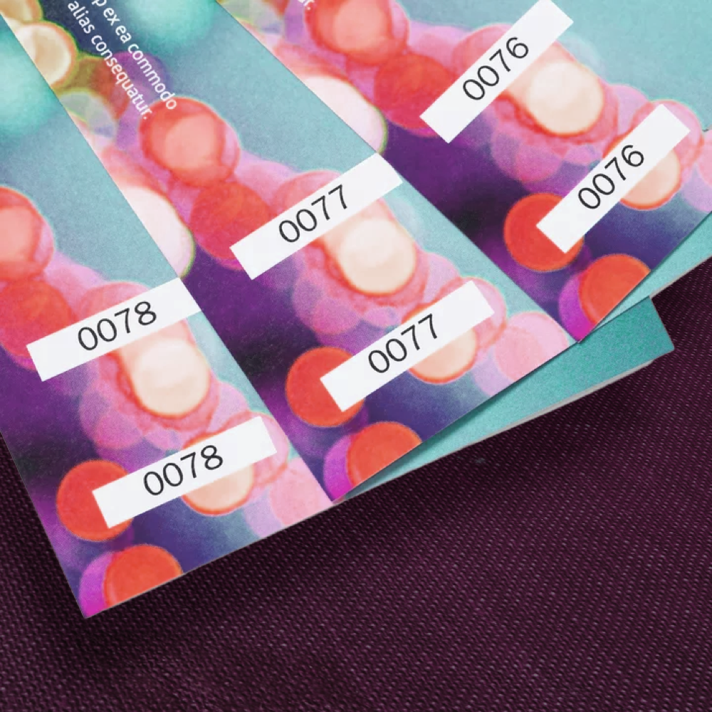 Entrance tickets with security feature | Helloprint