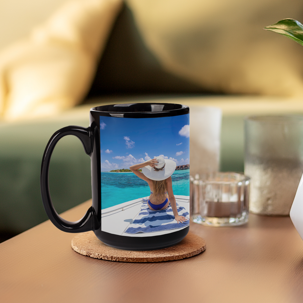 Black Mug 15oz | HelloPrint